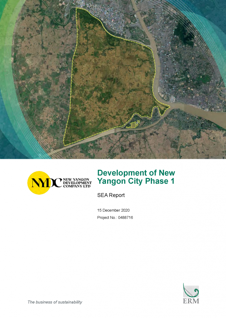 Strategic Environmental Assessment for New Yangon City Phase 1 Master ...